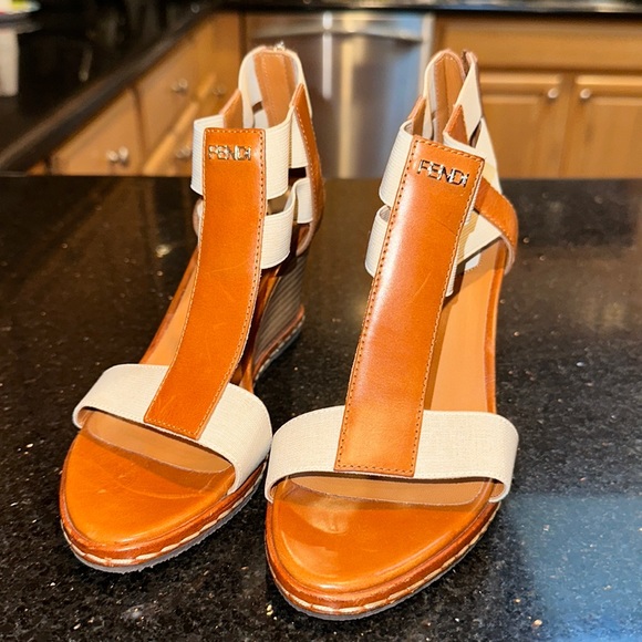 Fendi | Shoes | Fendi Carioca Wedge | Poshmark